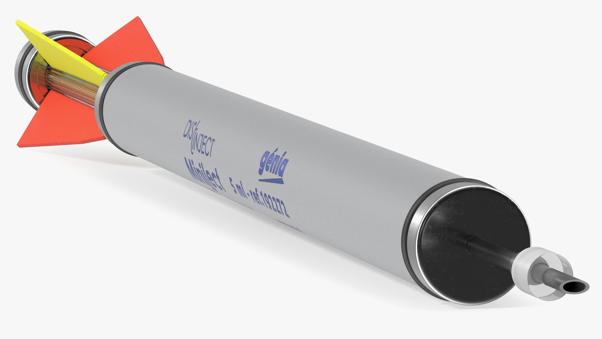 Aluminium Dart Syringe Genia 3D - TurboSquid 1991149