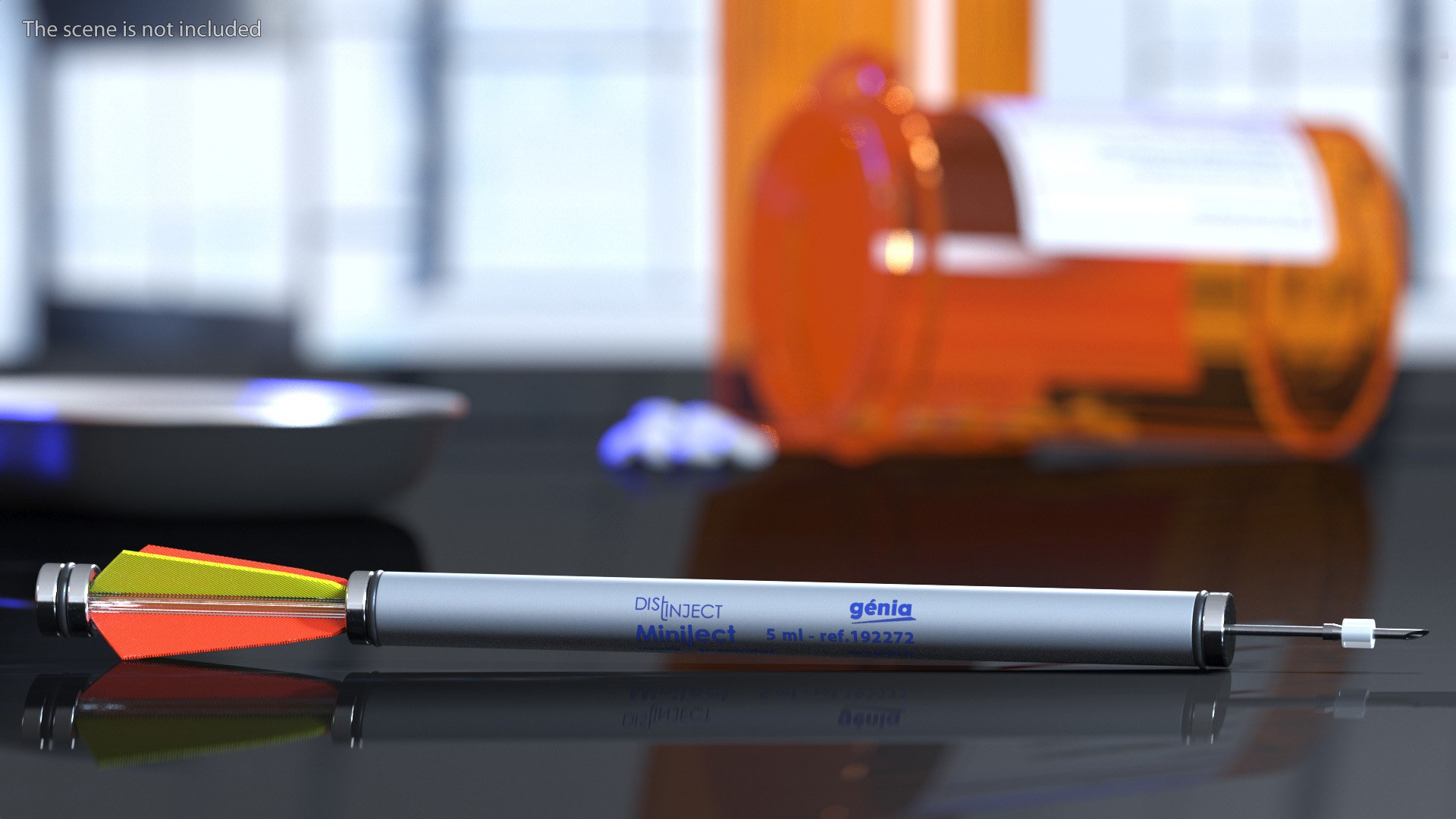 Aluminium Dart Syringe Genia 3D - TurboSquid 1991149