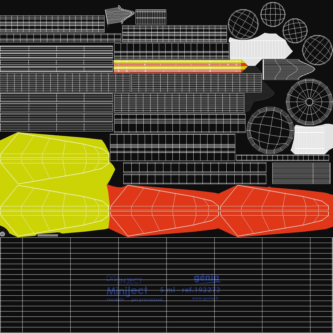 Aluminium Dart Syringe Genia 3D - TurboSquid 1991149