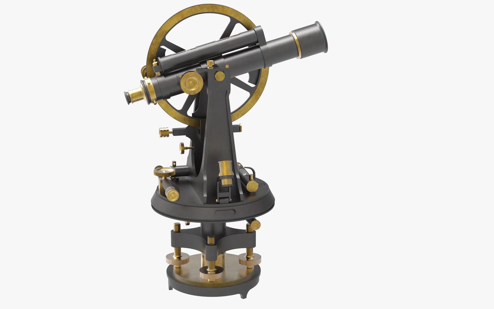 3D Vintage Stanley Theodolite Model - TurboSquid 1857432