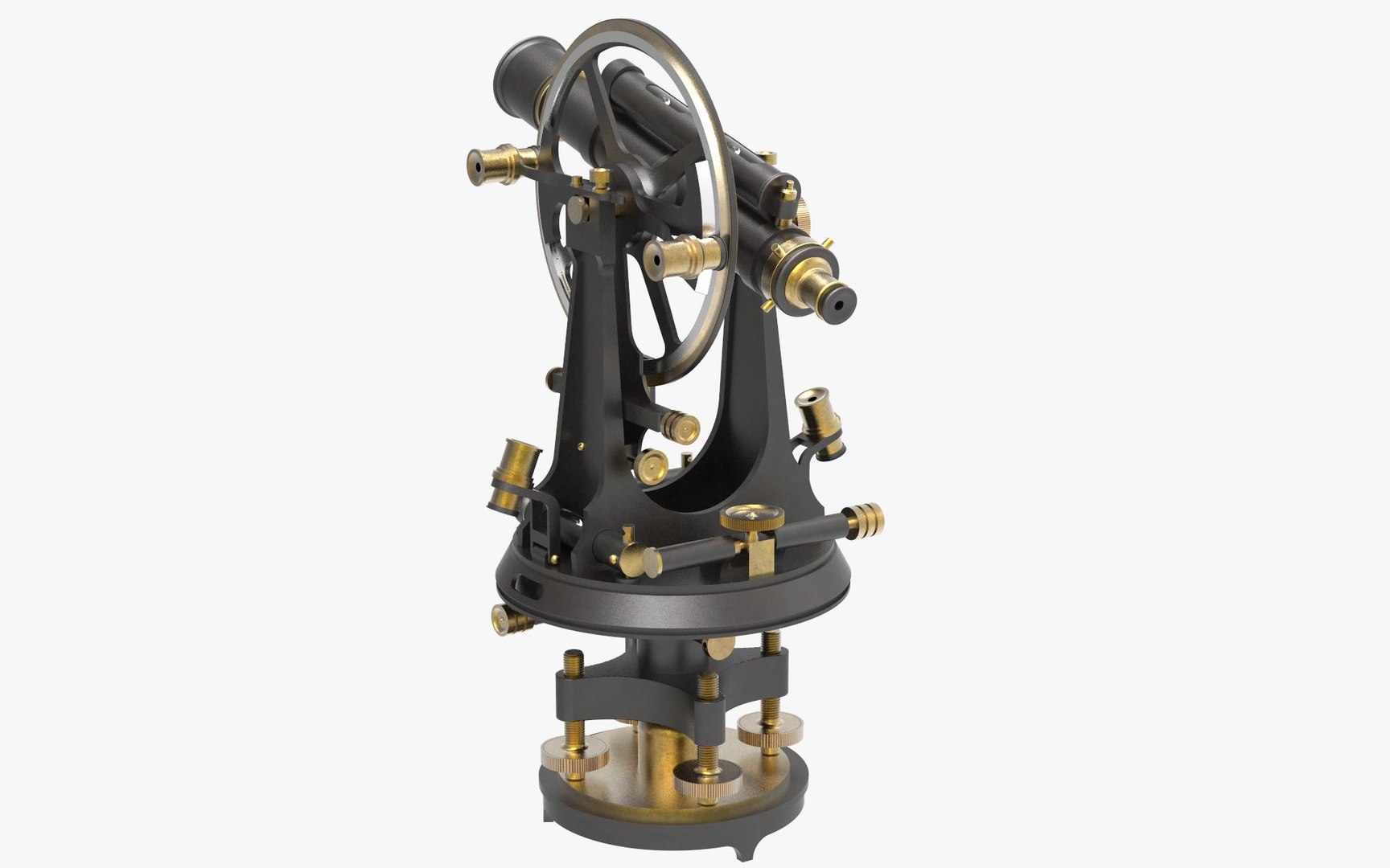 3D Vintage Stanley Theodolite Model - TurboSquid 1857432