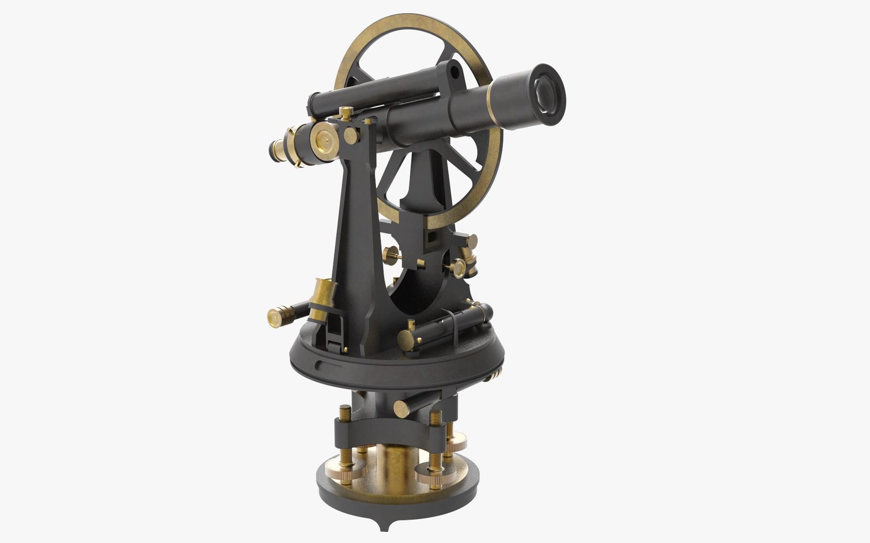 3D Vintage Stanley Theodolite Model - TurboSquid 1857432