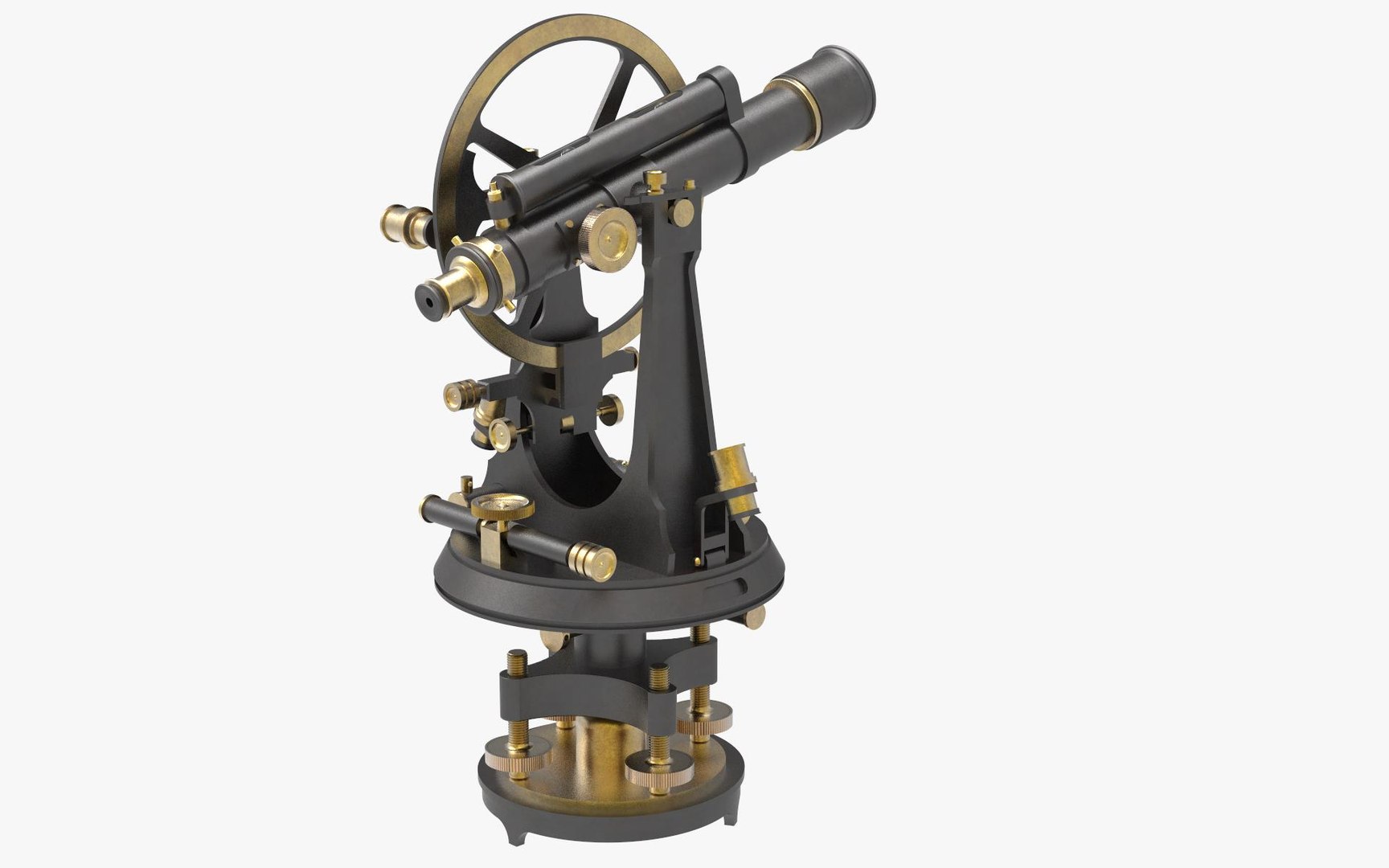 3D Vintage Stanley Theodolite Model - TurboSquid 1857432
