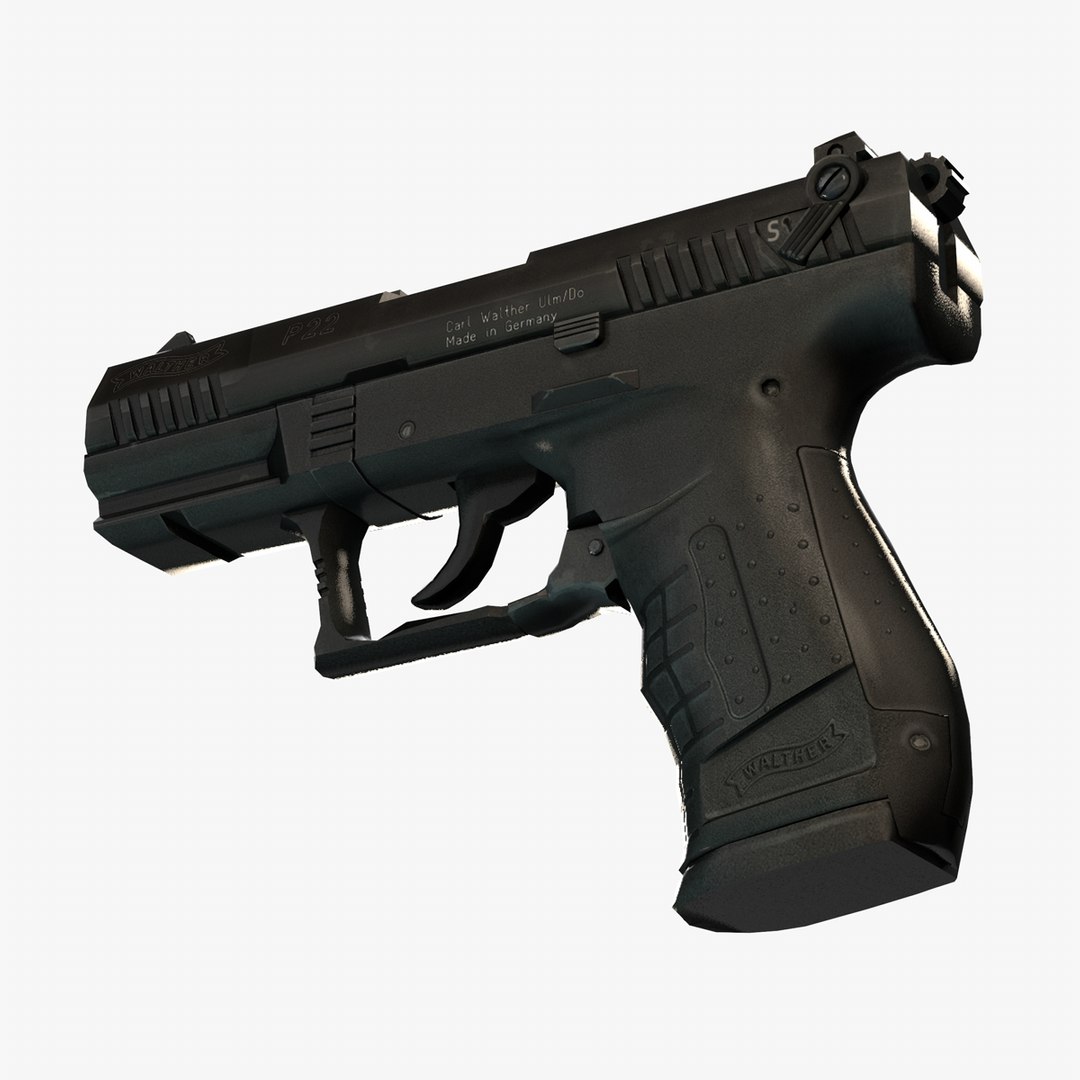3d Model Walther P22 Pistol