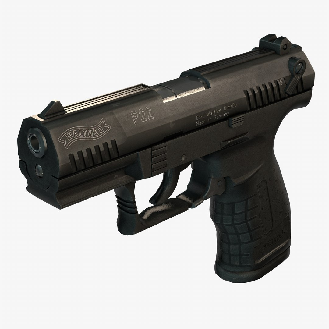 3d Model Walther P22 Pistol