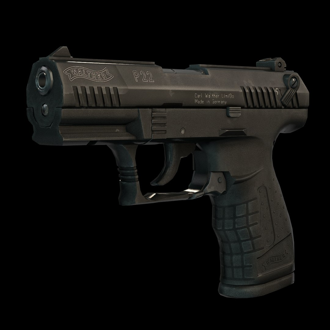 3d Model Walther P22 Pistol