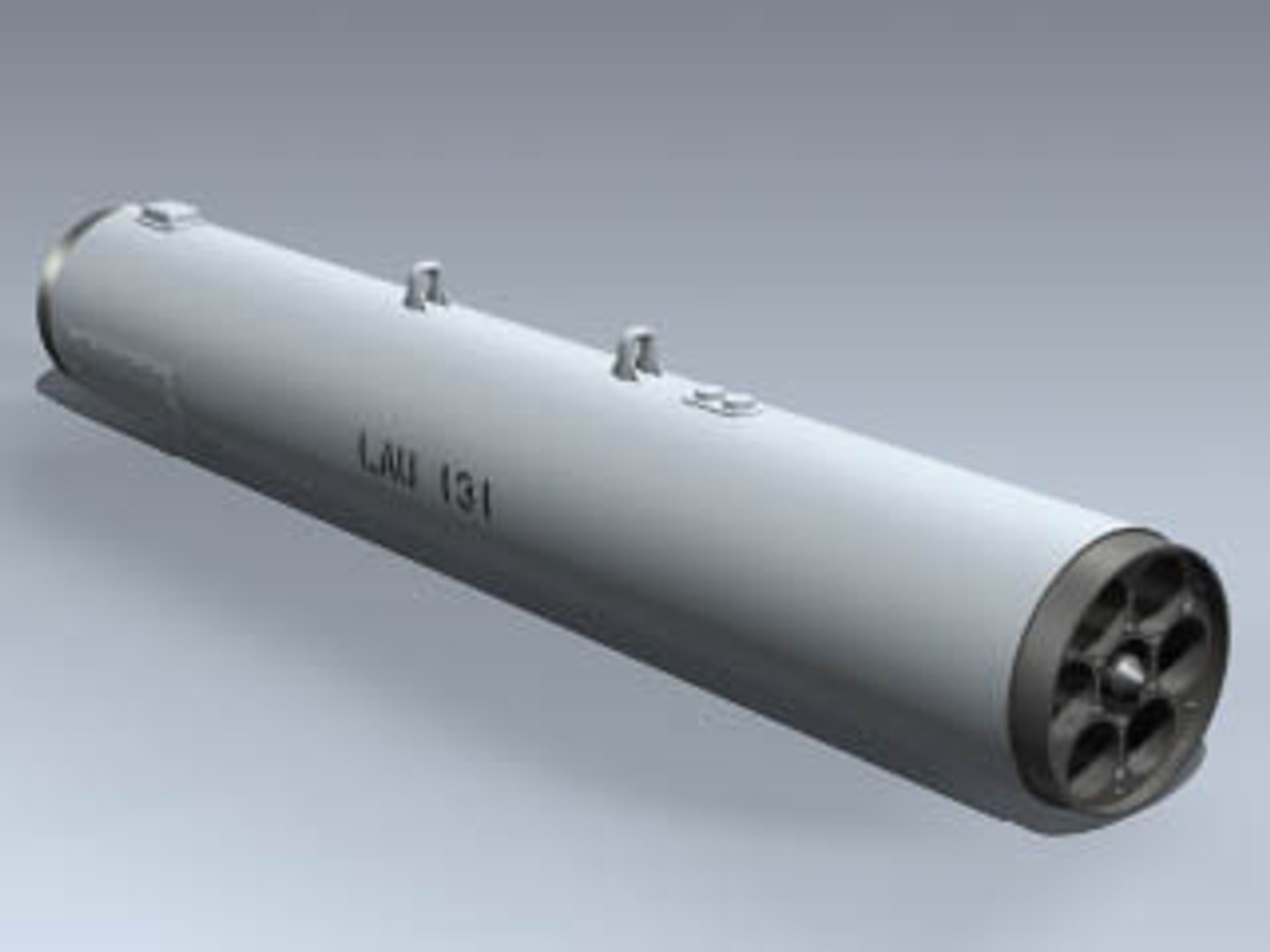 3d Lau-131 Rocket Pod