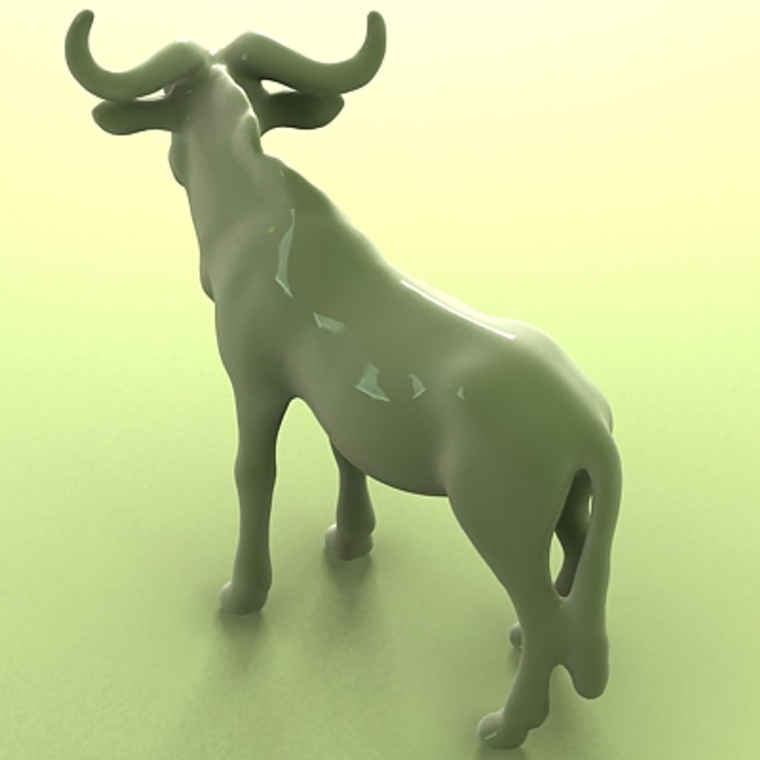 Gnu 3d Model