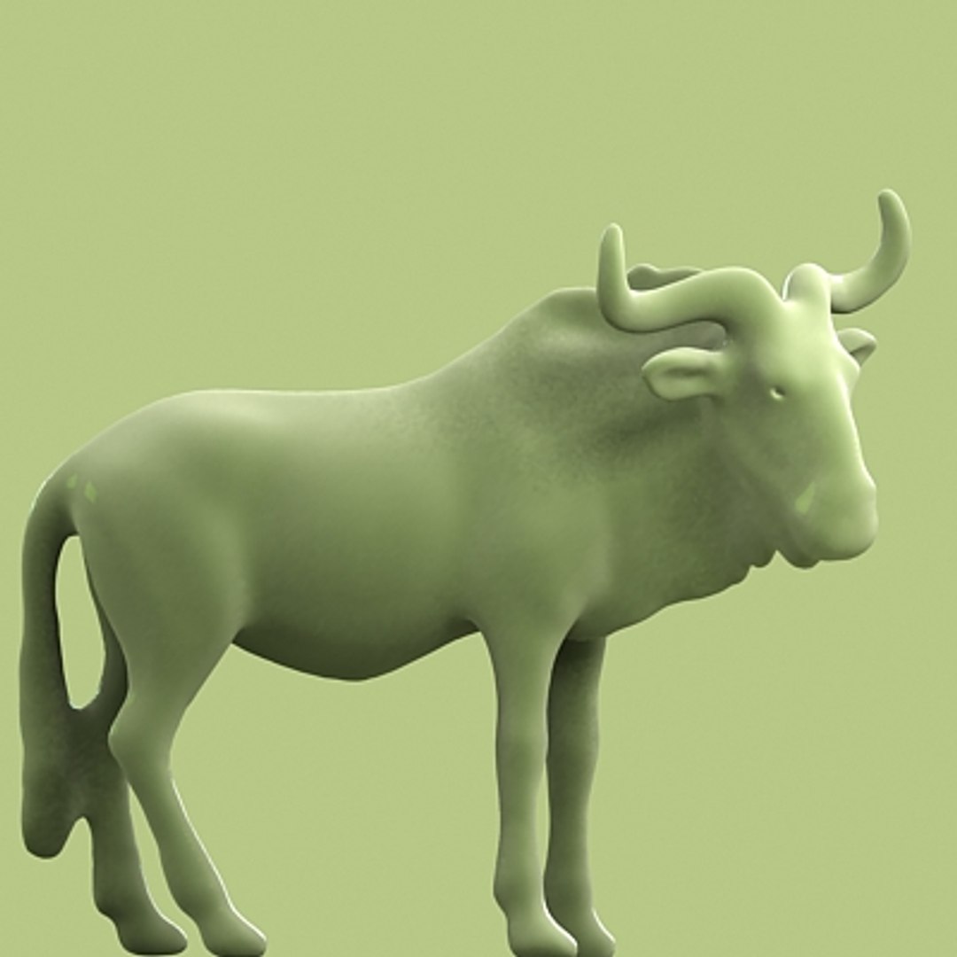 Gnu 3d Model