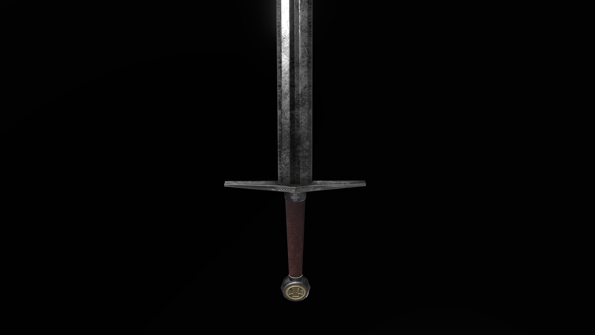 Templar Longsword Type XIIIa 3D Model - TurboSquid 1726741