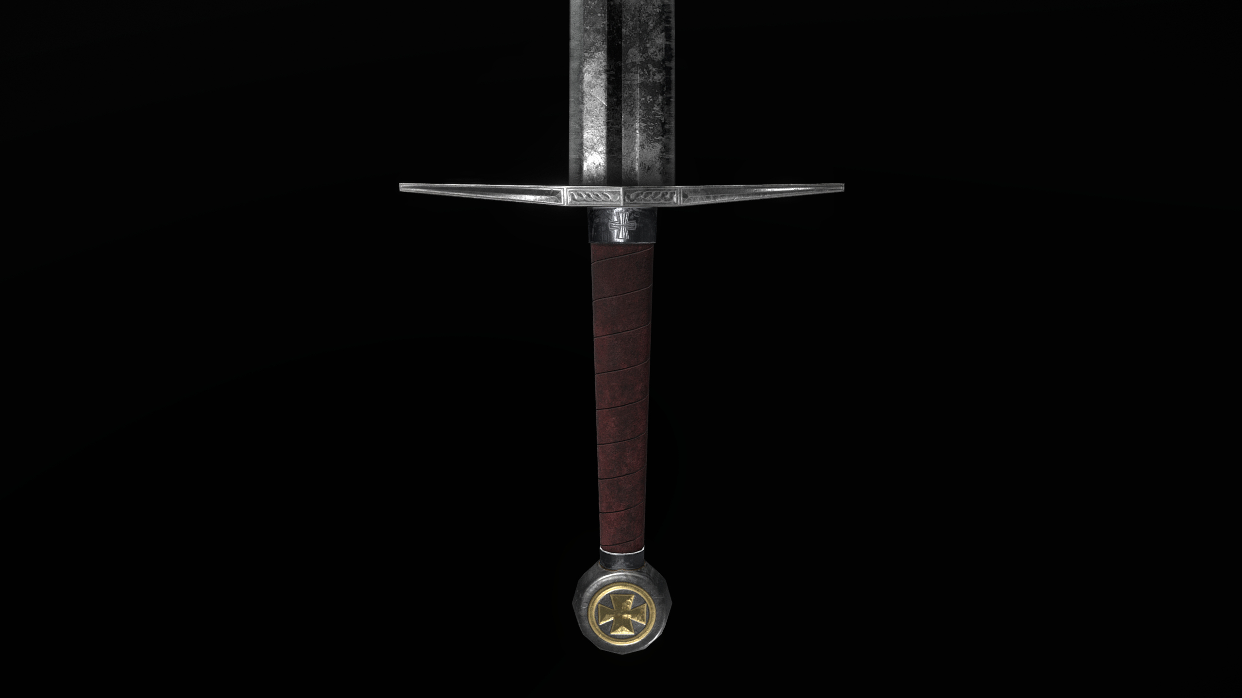 Templar Longsword Type XIIIa 3D model - TurboSquid 1726741