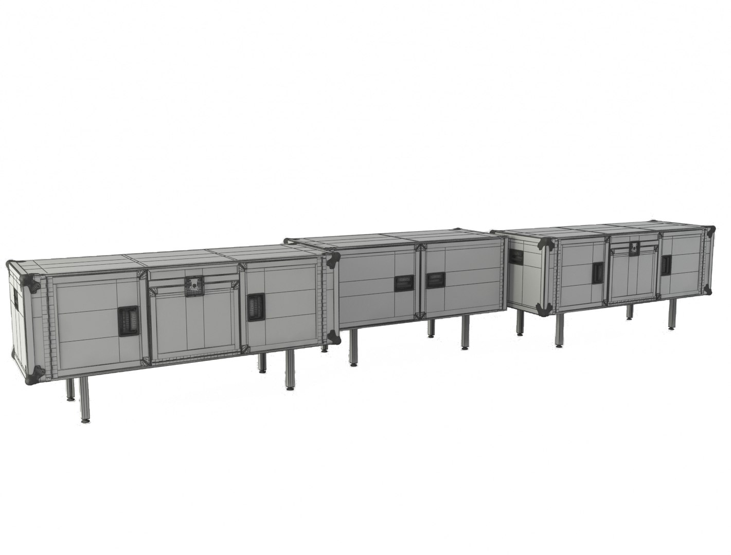 3d Flightcase Flight Case Model