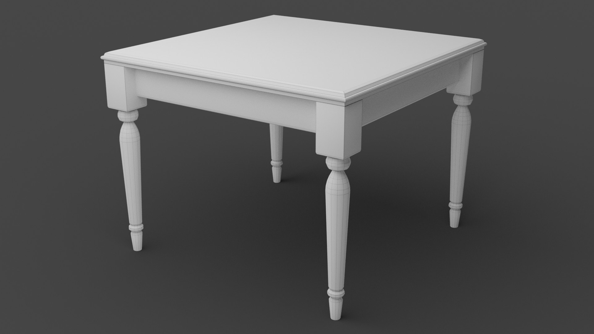 3D Cafe Table Model - TurboSquid 1728571