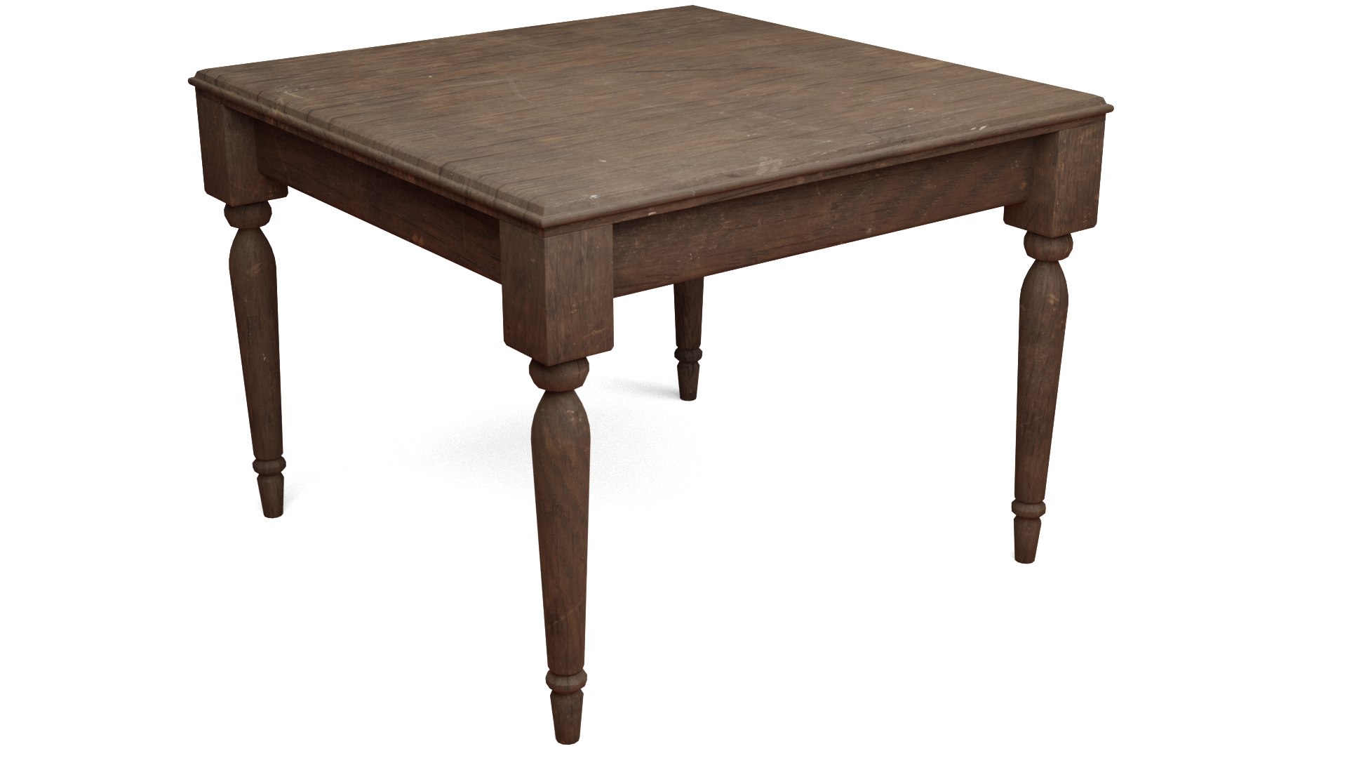 3D Cafe Table Model - TurboSquid 1728571