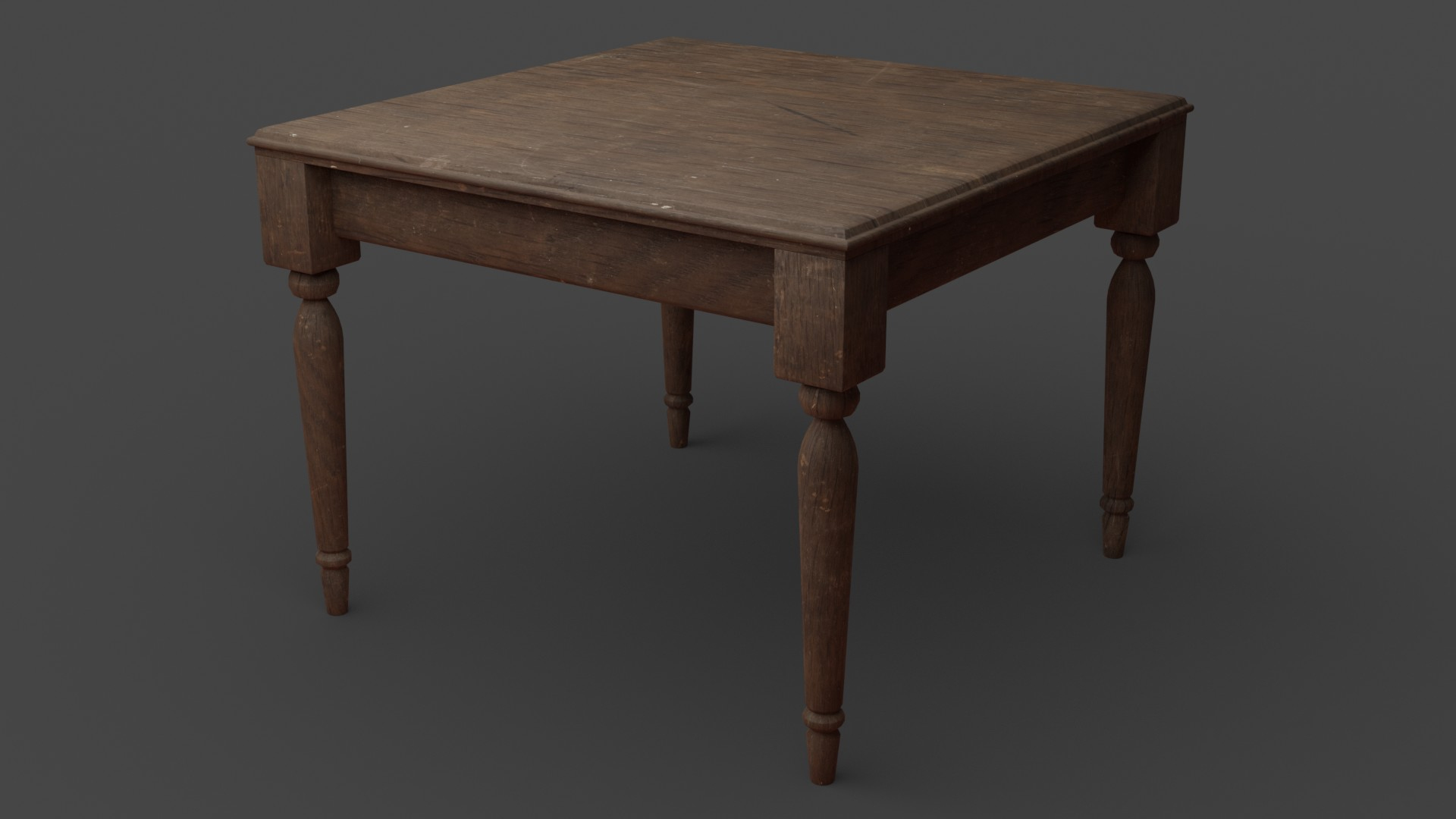 3D Cafe Table Model - TurboSquid 1728571