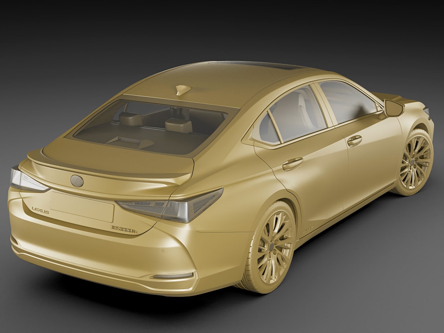 Lexus Es 2019 3D - TurboSquid 1296198