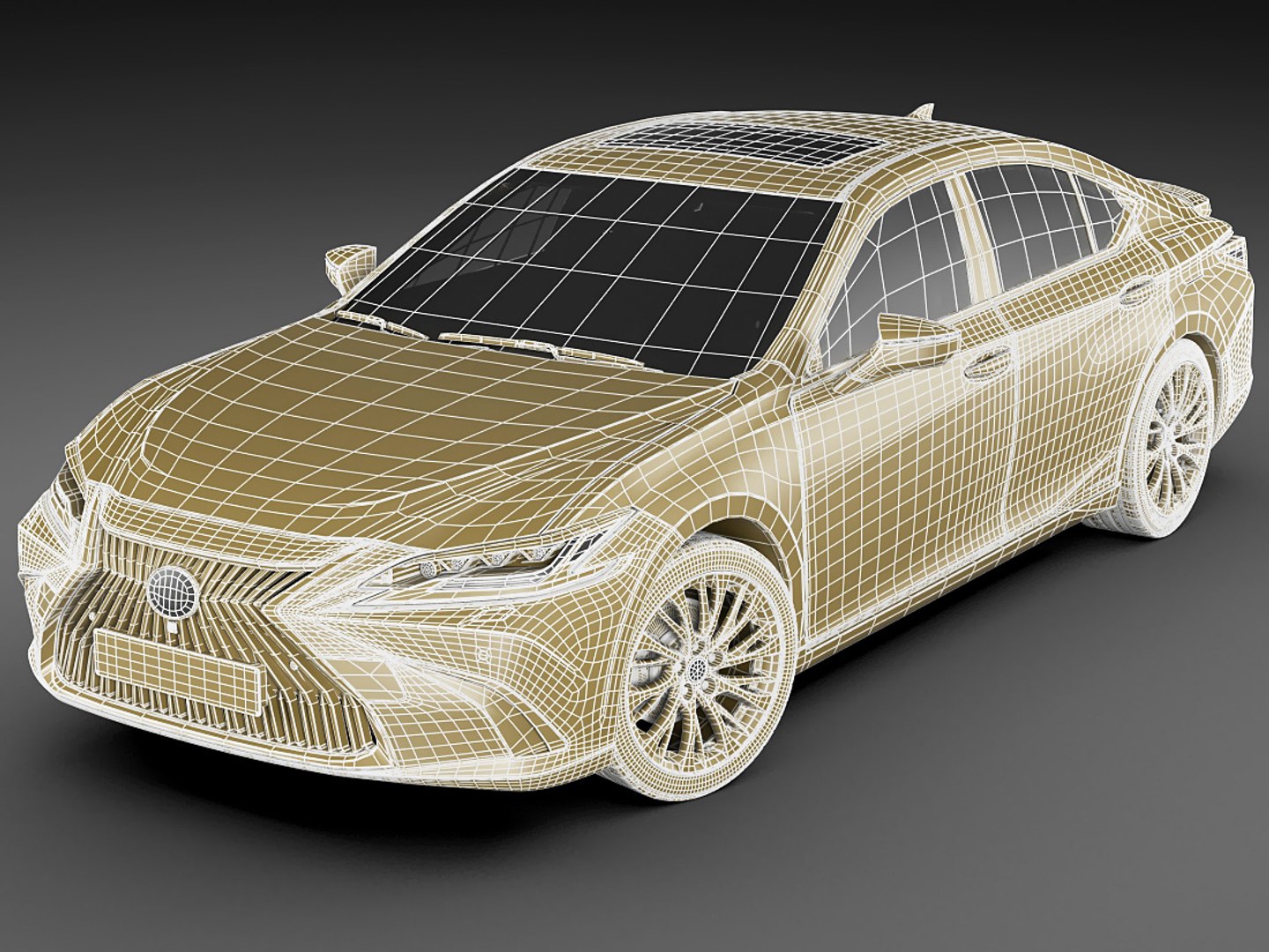 Lexus Es 2019 3D - TurboSquid 1296198