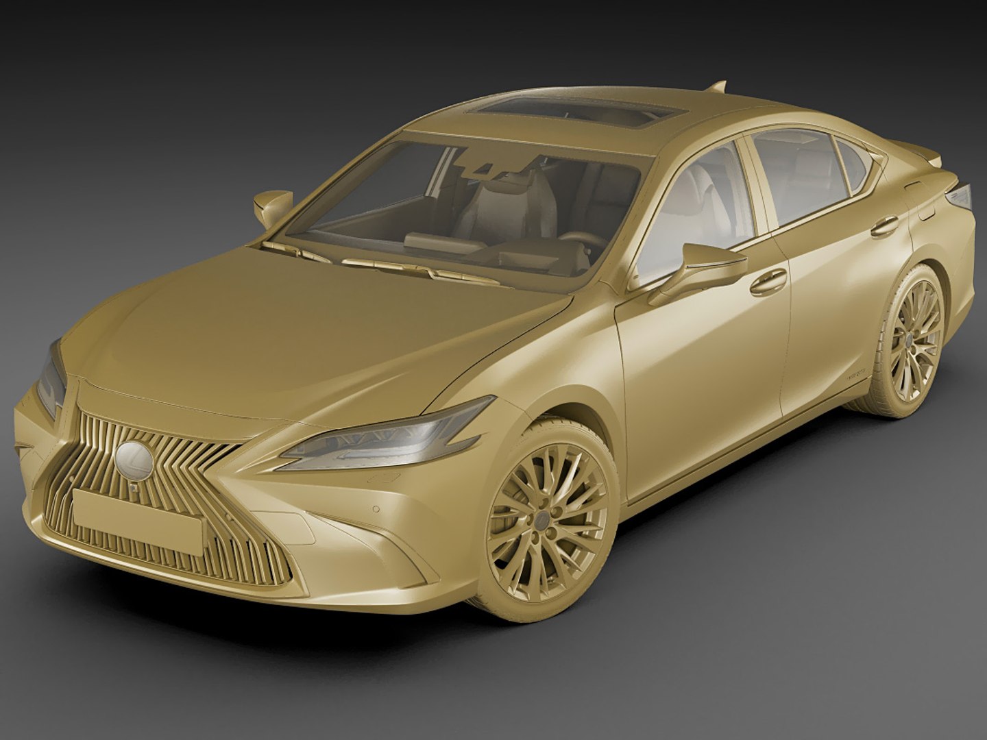 Lexus Es 2019 3D - TurboSquid 1296198