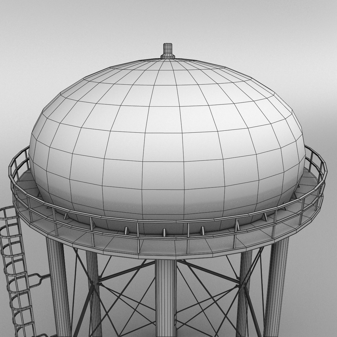 3d Model Water Tower