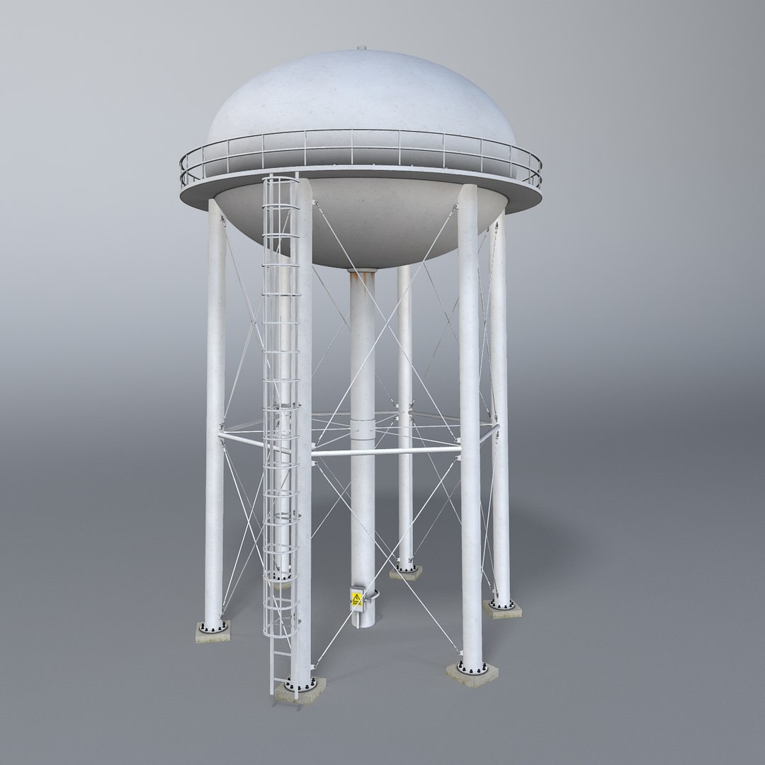 3d Model Water Tower