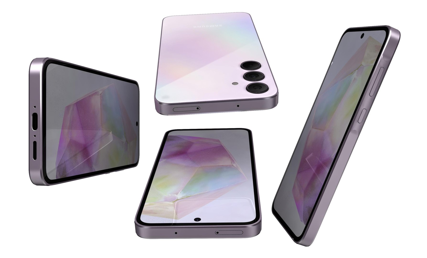Samsung Galaxy A35 5G Pink Model - TurboSquid 2205450