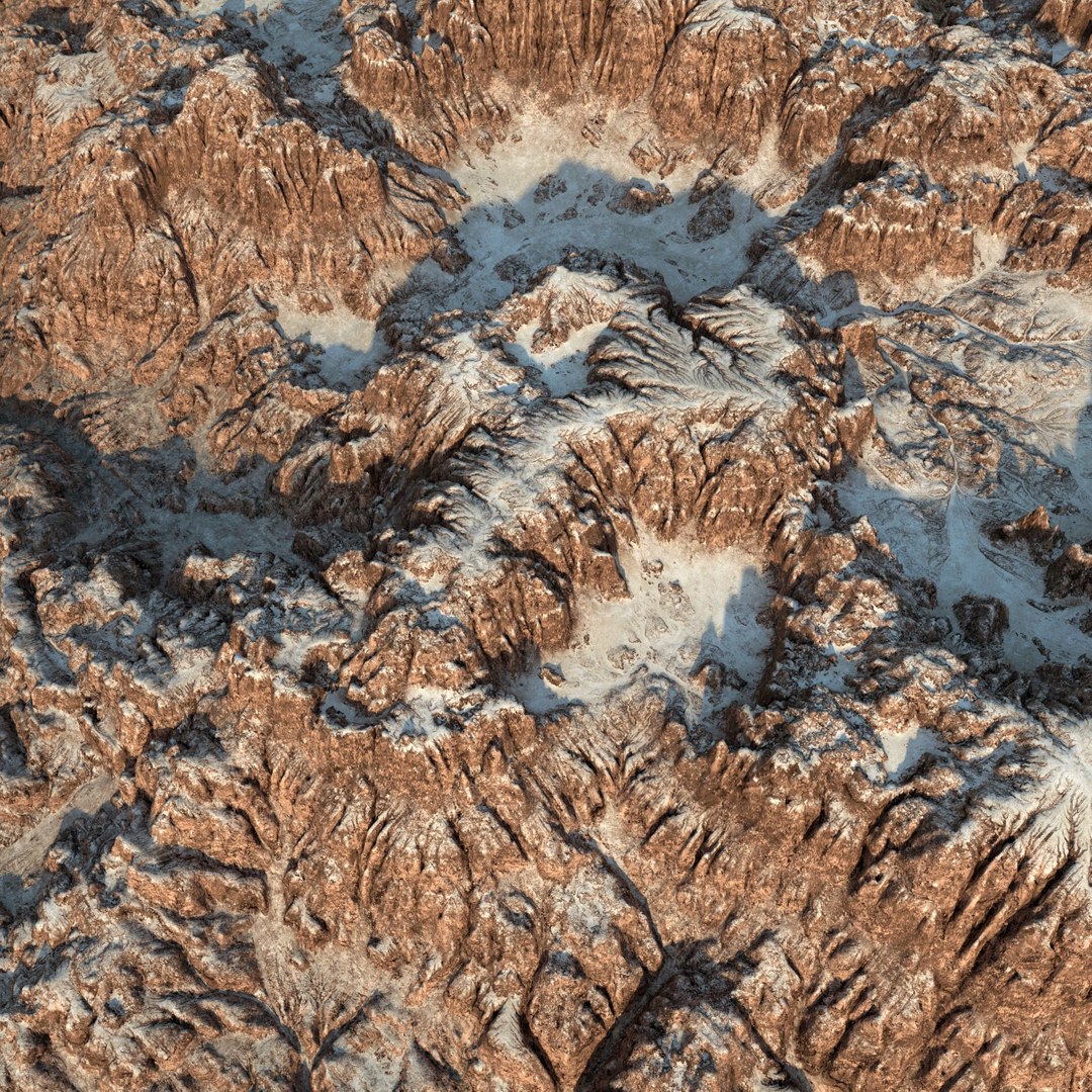 Terrain Canyon Model - TurboSquid 1416558