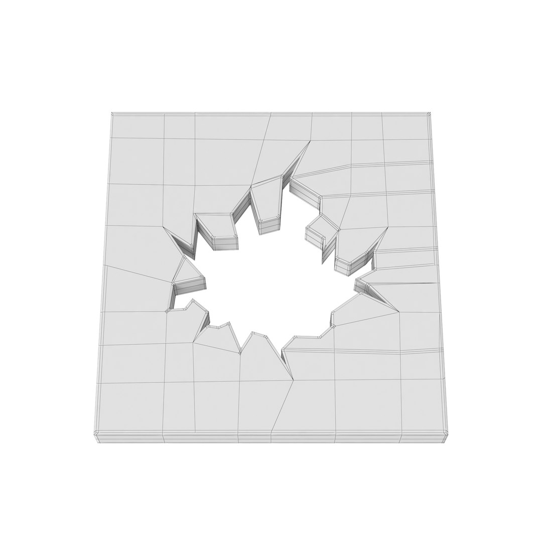 3D Broken Wall Model - TurboSquid 2224578