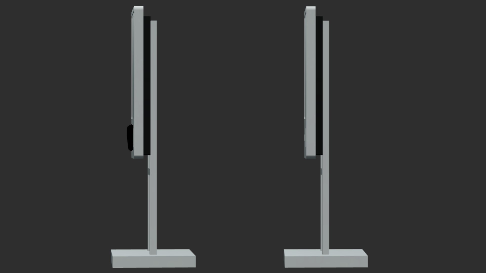 3D FlexServe Kiosk 3D Model - With And Without POS Options Model ...