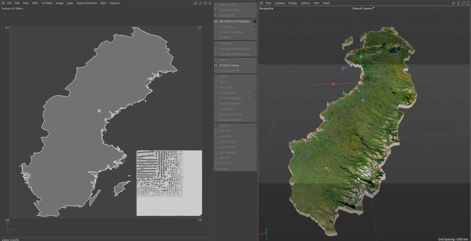 Sweden Sverige Terrain Map 3D Model - TurboSquid 2336768