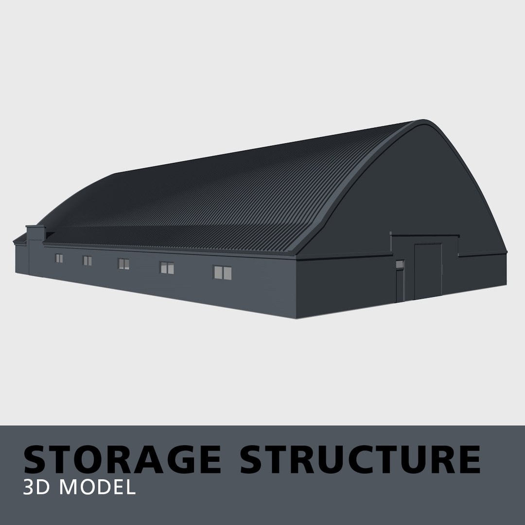 Storage Structure 3D - TurboSquid 1262593