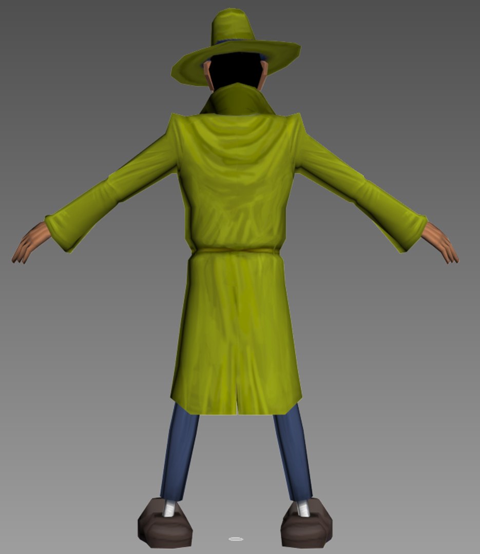 3D Character Spy - TurboSquid 1310859