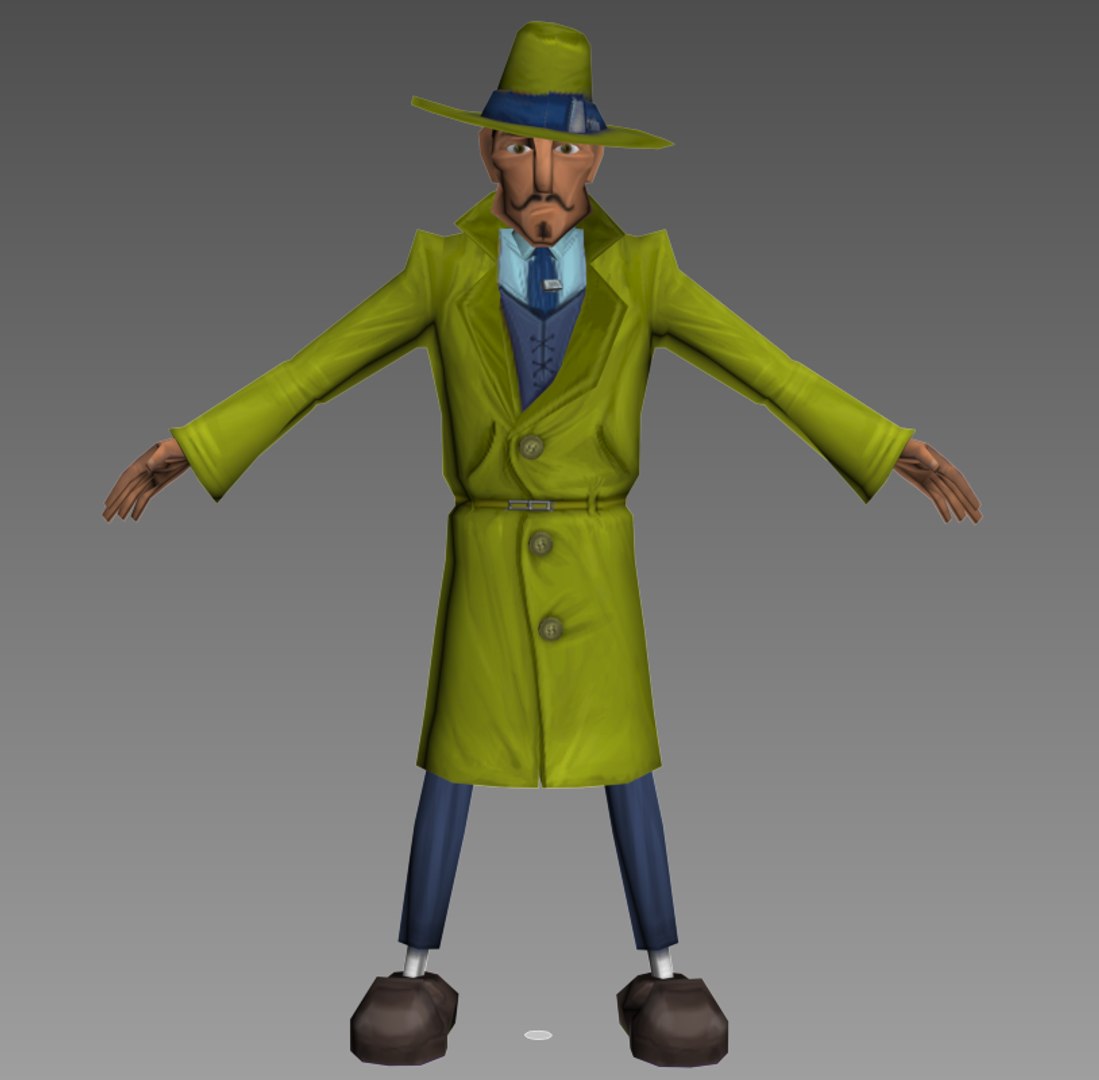 3D Character Spy - TurboSquid 1310859