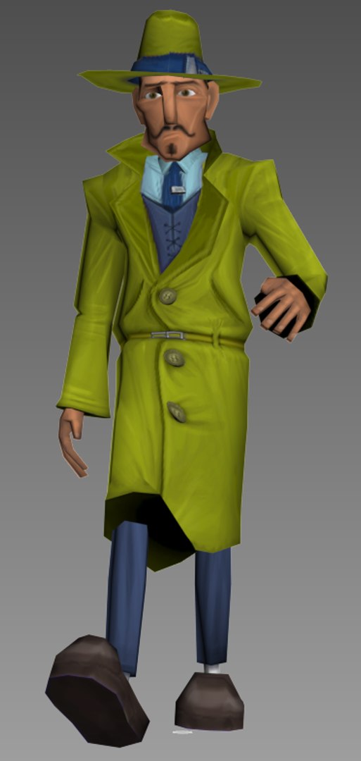 3D Character Spy - TurboSquid 1310859