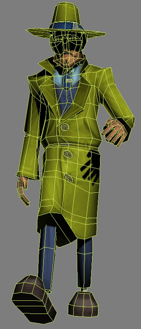 3D Character Spy - TurboSquid 1310859