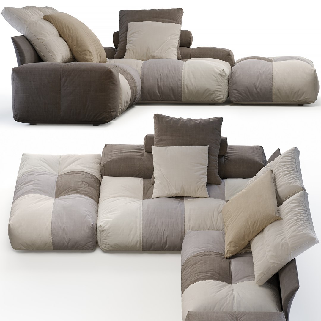 3D Saba Sofa Pixel - TurboSquid 1566058