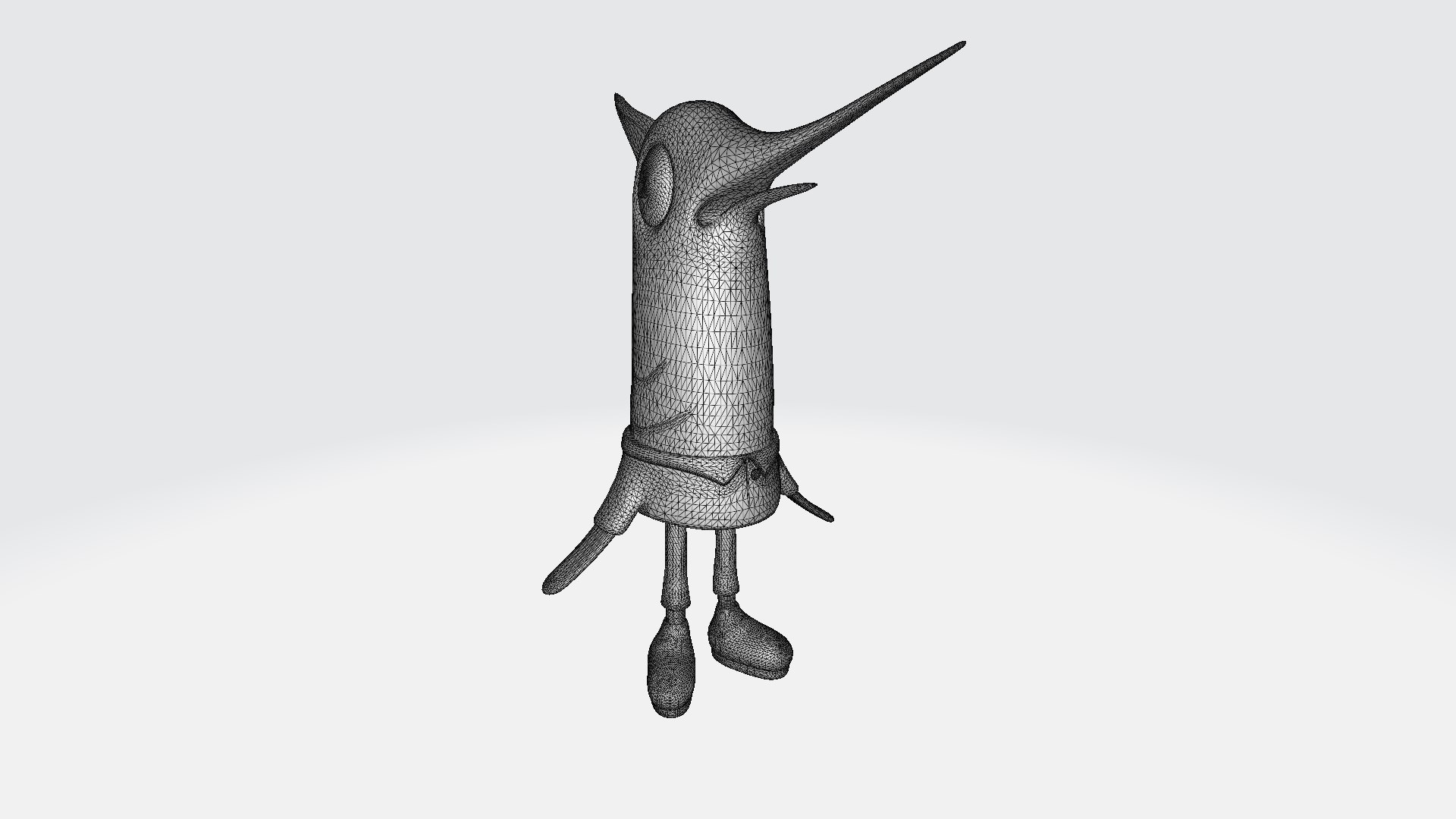 3D Model Swordfish With Shoes - TurboSquid 2410970