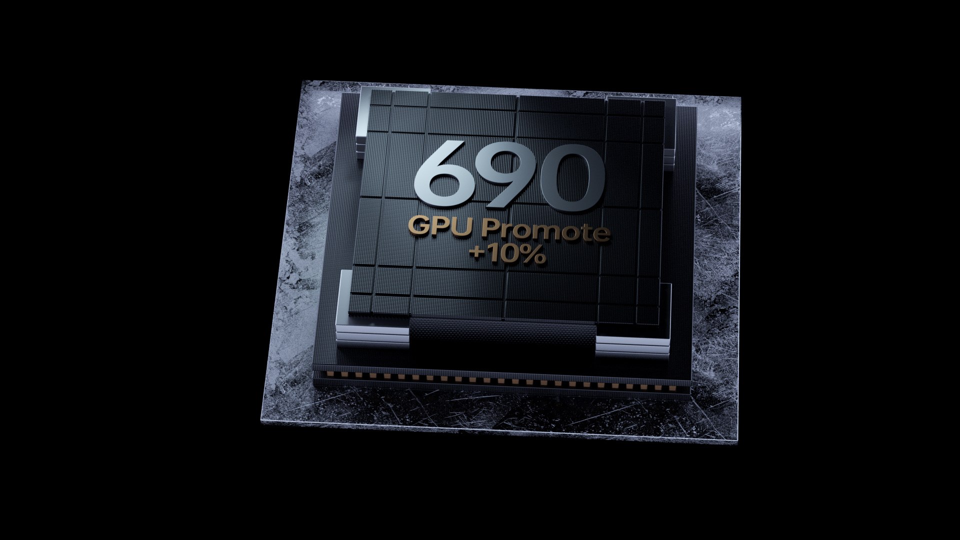 3D Model Core Circuit Board Of CPU Capacitance Science Fiction Chip ...