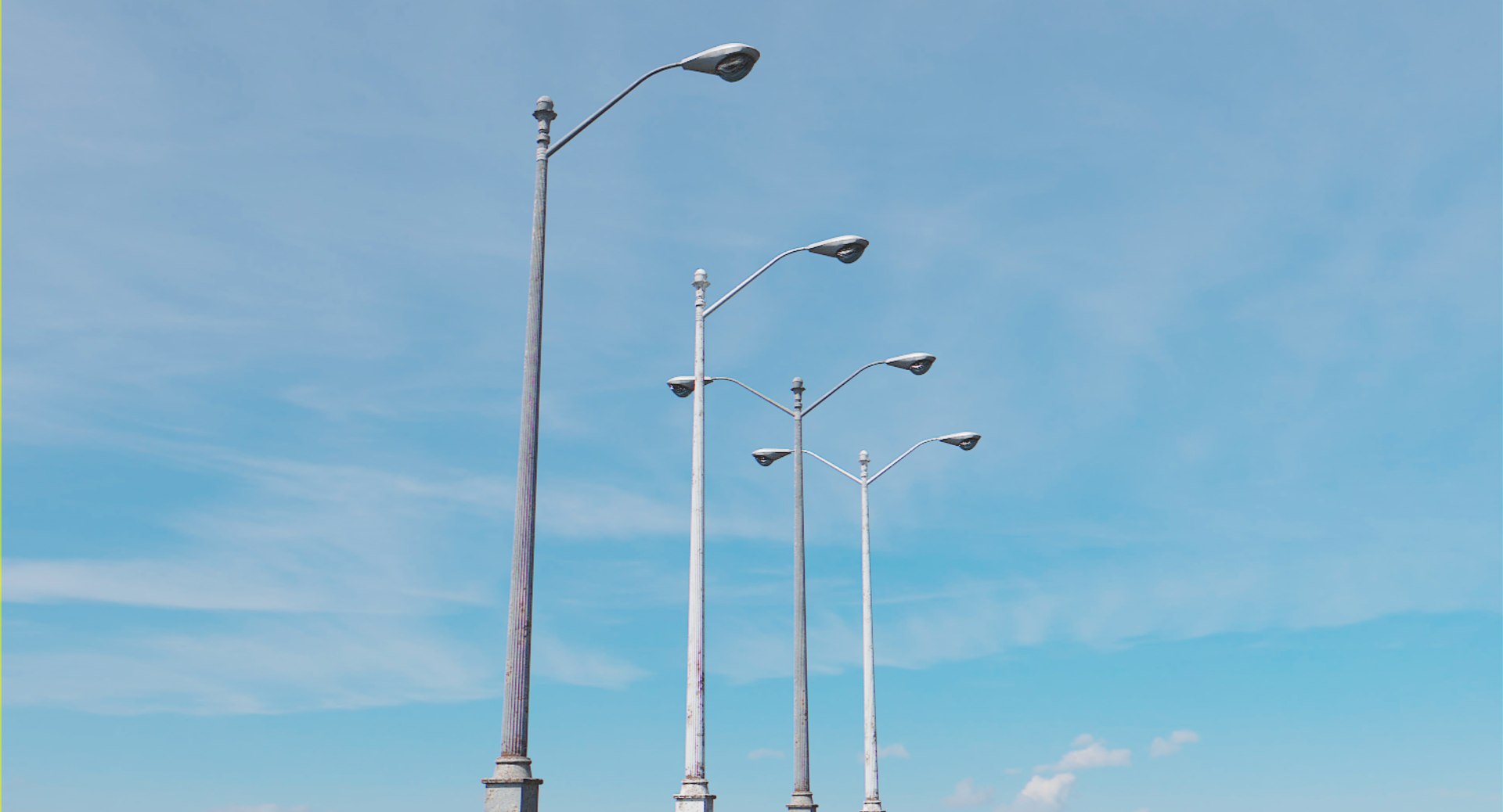 American Lampost 1970s 3D - TurboSquid 1242741