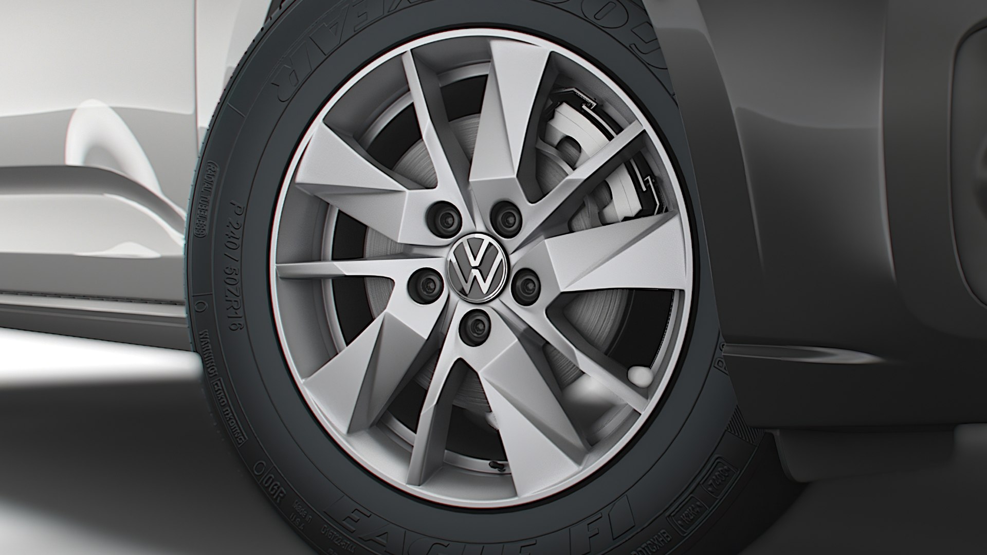 Volkswagen Caddy 2021 Wheel 3D Model - TurboSquid 2012862