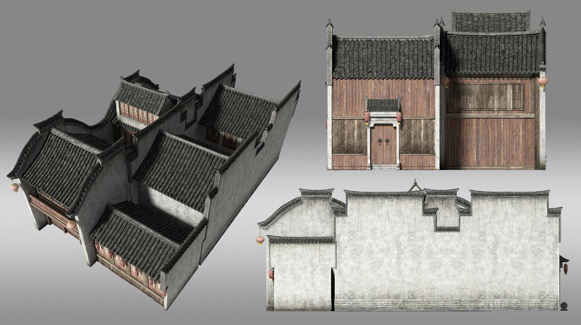 3D Ancient Architecture Model - TurboSquid 1705573