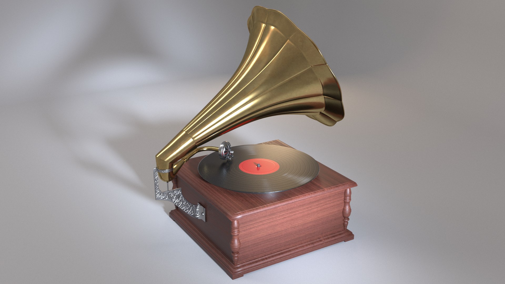 3D Gramophone Model - TurboSquid 1861046