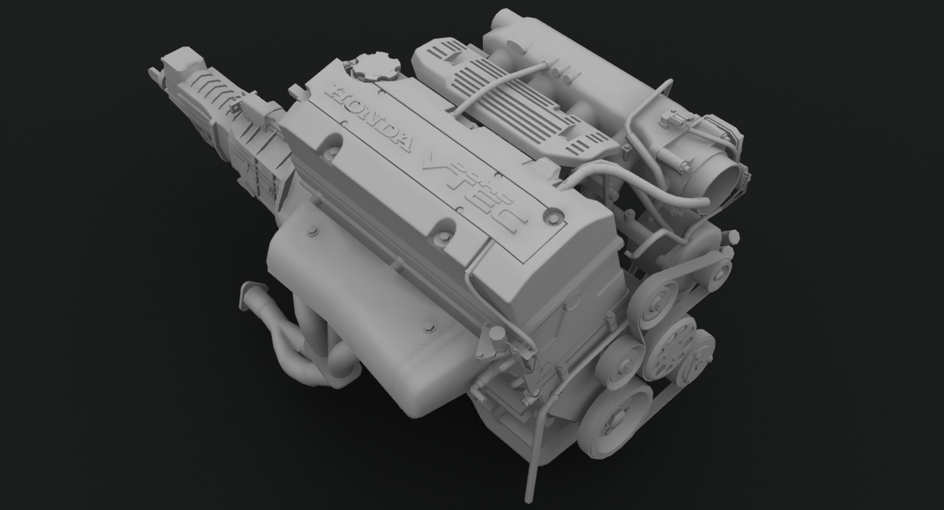 Honda f22c1 2 2l 3D model - TurboSquid 1412911