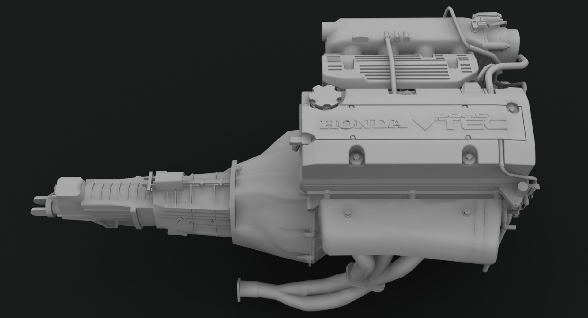 Honda F22c1 2 2l 3D Model - TurboSquid 1412911