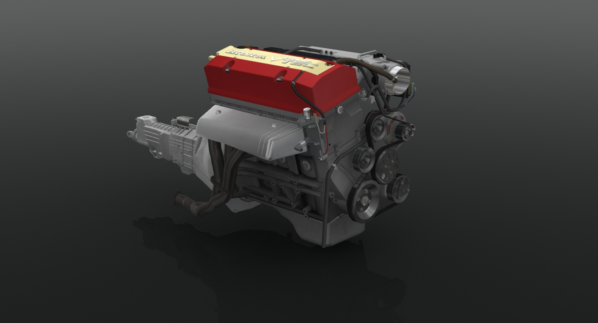 Honda F22c1 2 2l 3D Model - TurboSquid 1412911