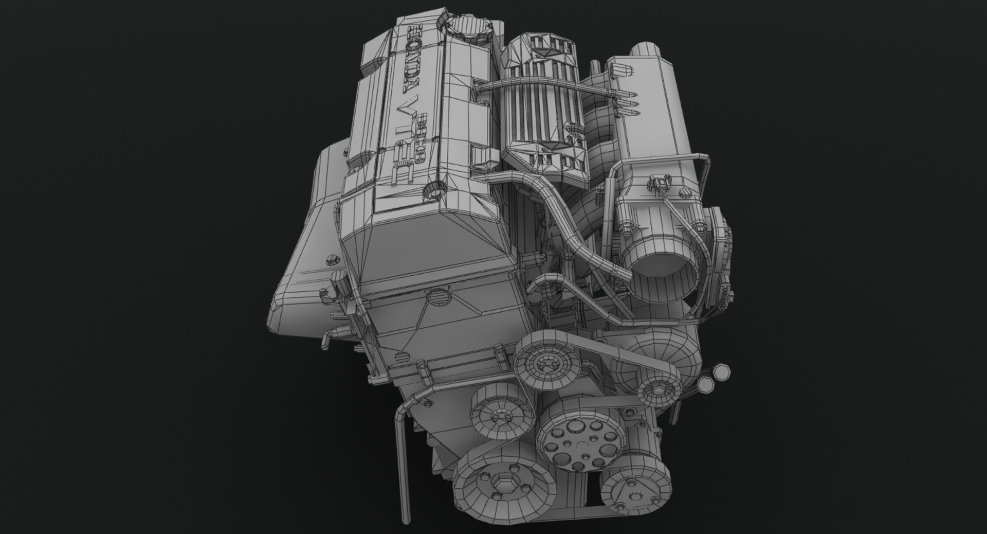 Honda F22c1 2 2l 3D Model - TurboSquid 1412911