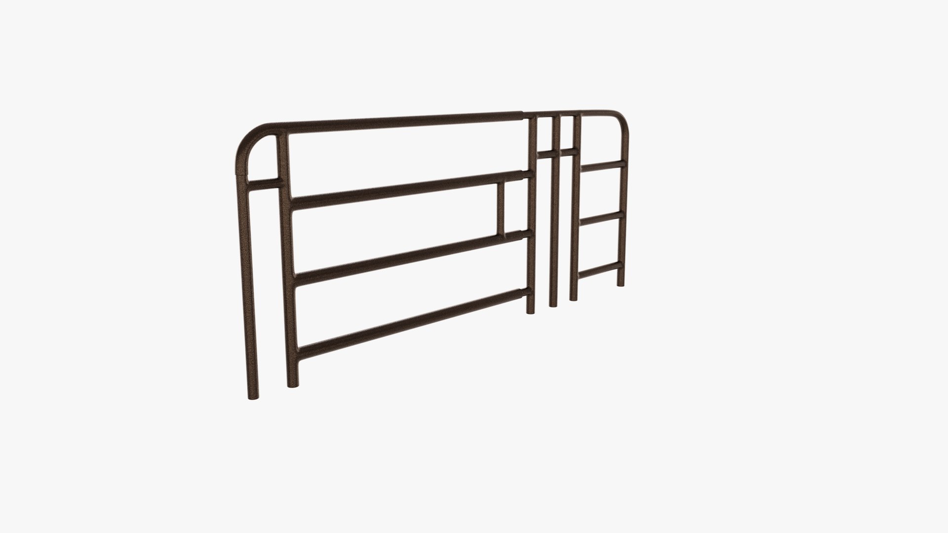 Bed Side Full Rails 3D Model - TurboSquid 1899804