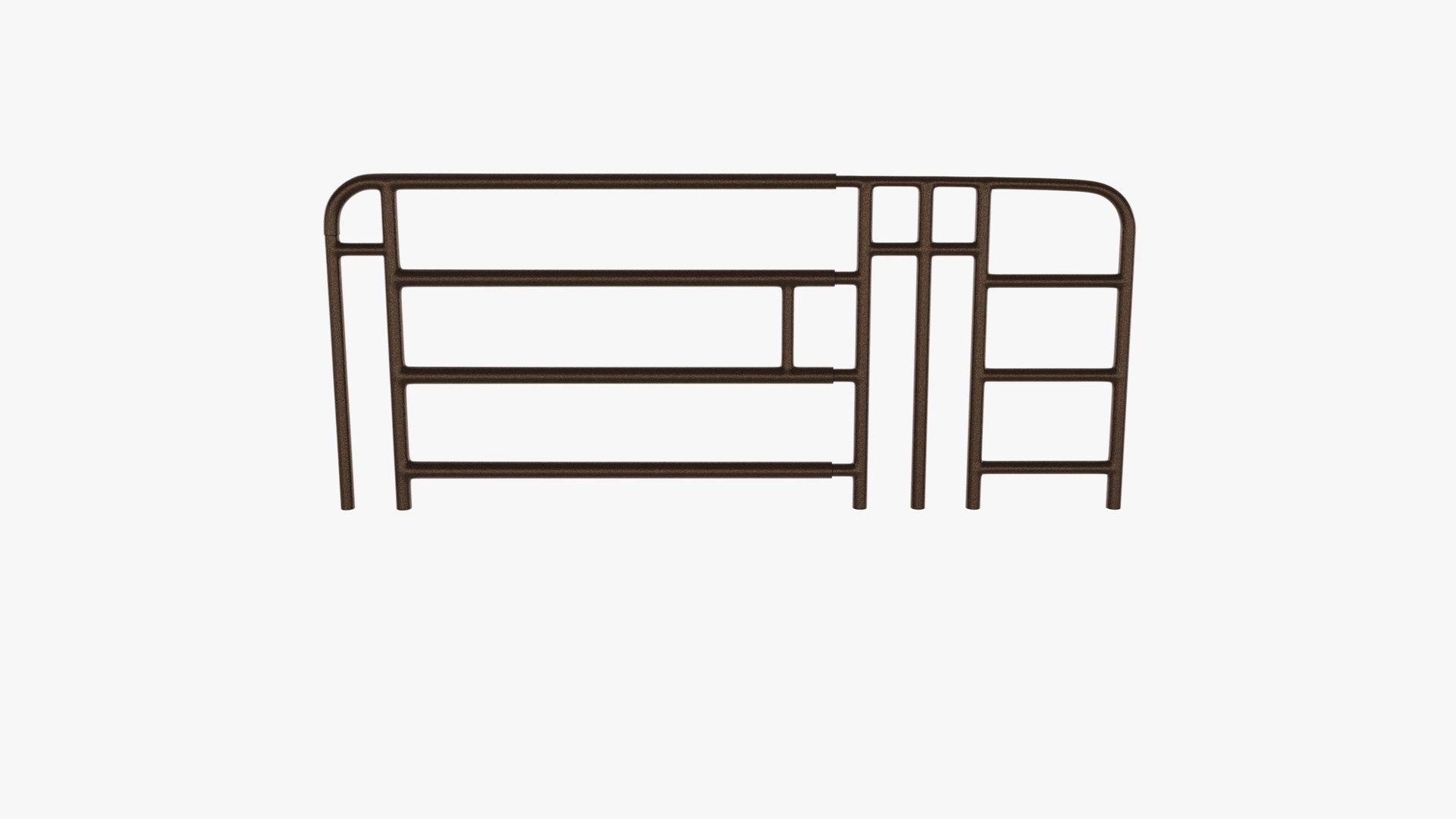 Bed Side Full Rails 3D Model - TurboSquid 1899804