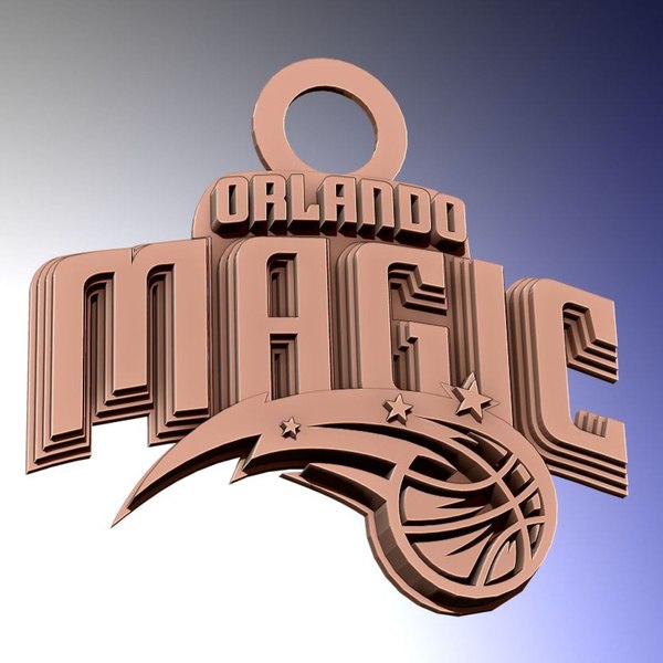 modelo 3d Logotipo de Orlando Magic imprimible y renderizable ...