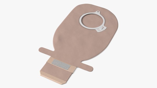 3D модель Двухкомпонентное устройство для стомы с дренируемым выпускным ...