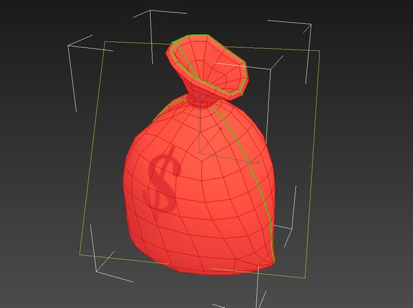 3D money bag model - TurboSquid 1472686